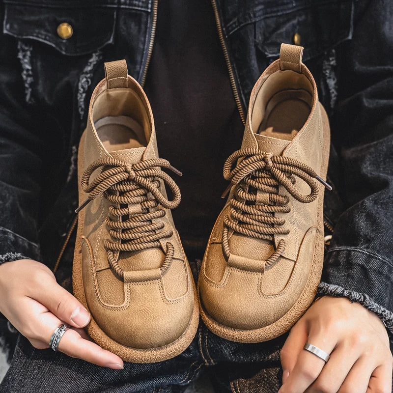 Everett Leather Vintage Sneakers – York & Miller