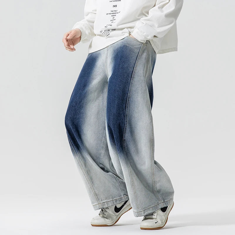 Arlo Gradient Wash Denim Joggers – York & Miller